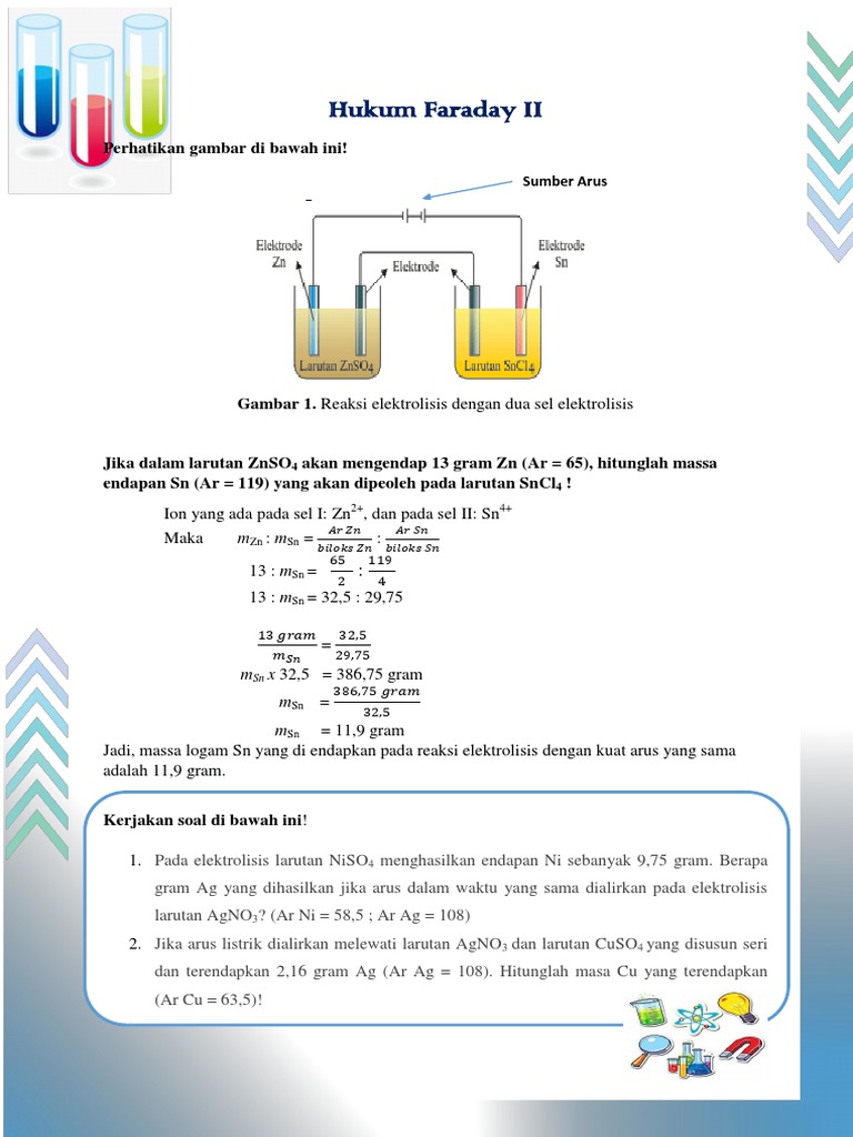 Hukum Faraday II | PDF | Sains & Matematika