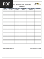 Rain Gauge Recording Sheet Guide | PDF