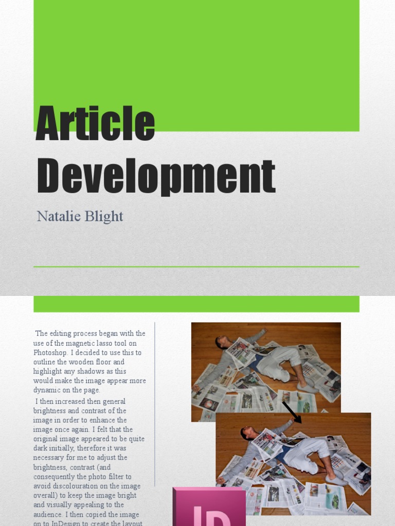 Article Development 2 | PDF | Page Layout | Adobe Photoshop