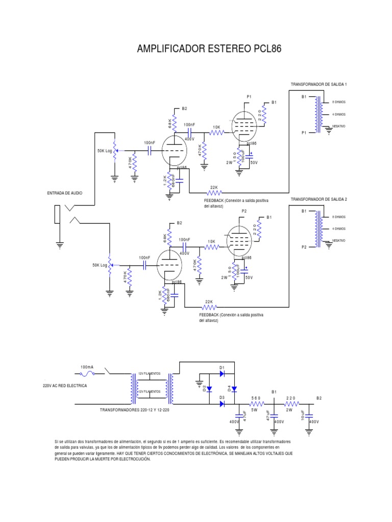 Esquema pcl86 | PDF | Electromagnetismo | Poder (Física)