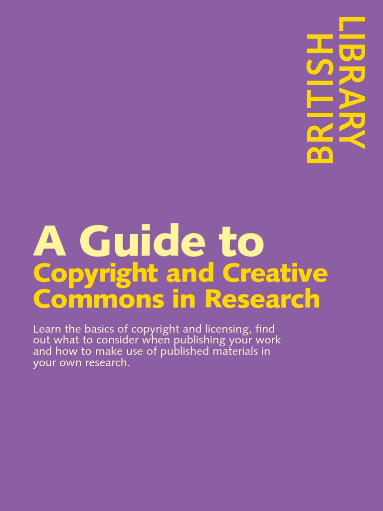 A Guide To: Commons in Research | PDF | Copyright | Open Access