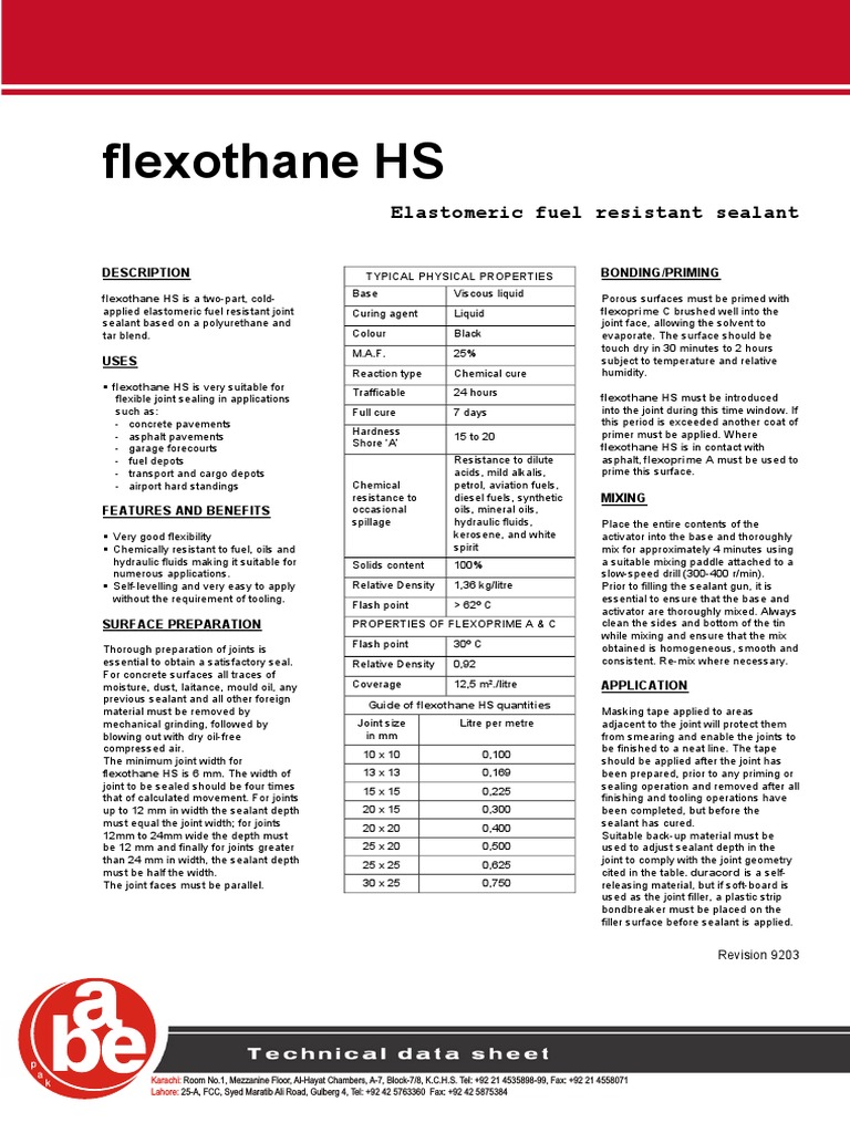 Flexothane H S | Download Free PDF | Asphalt | Fuels