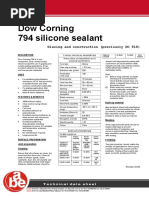 DOWSIL™ 995 Silicone Structural Sealant Technical Data Sheet | PDF ...