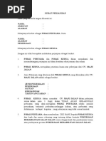 SURAT PERJANJIAN KSO-draft | PDF