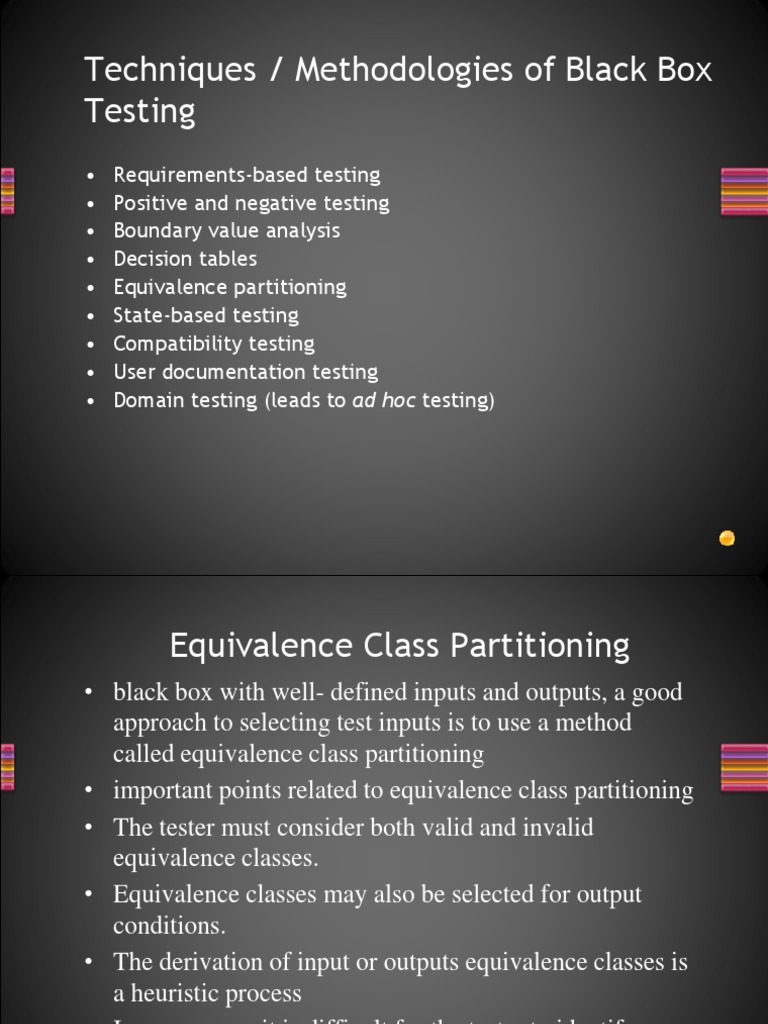 A Comprehensive Guide to Black Box Testing Techniques and Methodologies ...