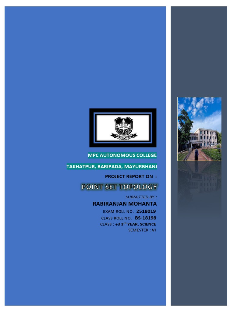 Point Set Topology-1-6 | PDF | General Topology | Compact Space