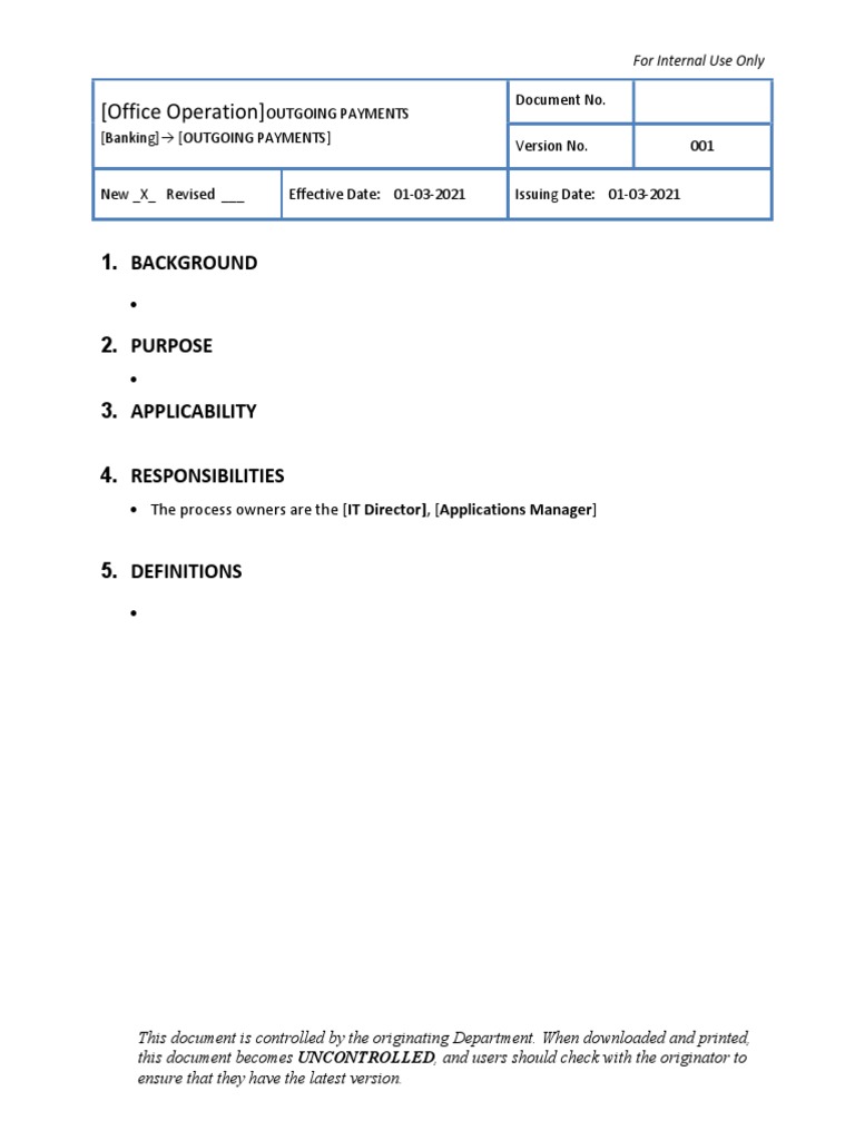 SAP Outgoing Payments Procedure Guide | PDF | Payments | Banks