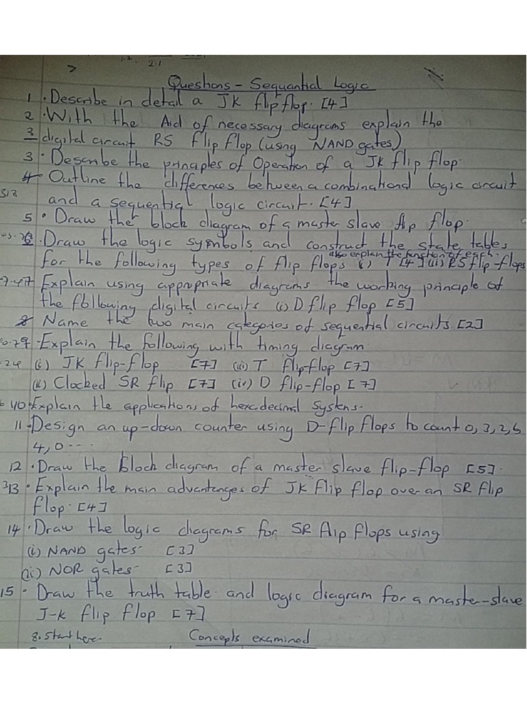 Flip Flop Questions | PDF