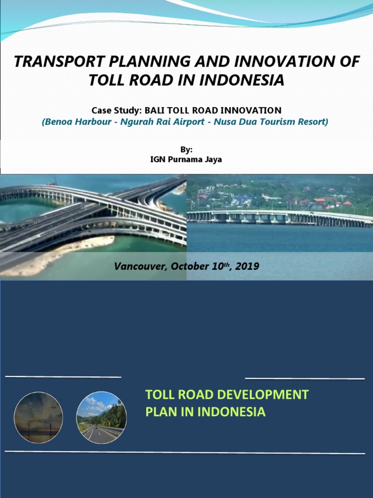 Contoh Transport Planning Tol Road | PDF | Bali | Transport