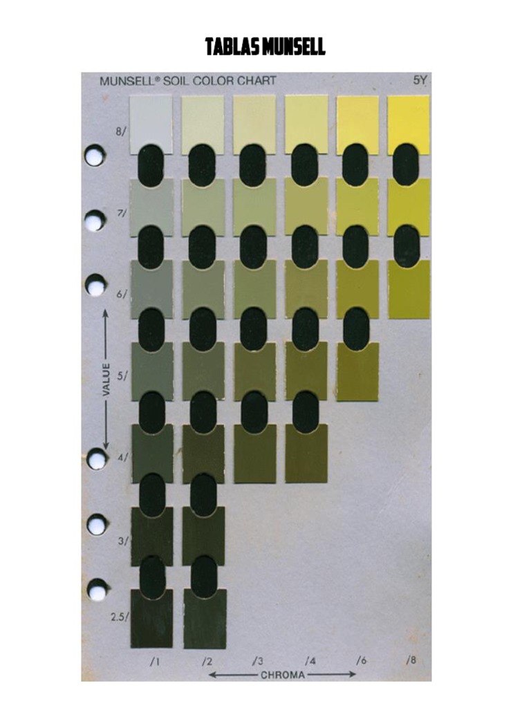 Tabla Munsell Suelos | PDF