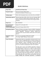 Livelihood Project Proposal | PDF | Social Science