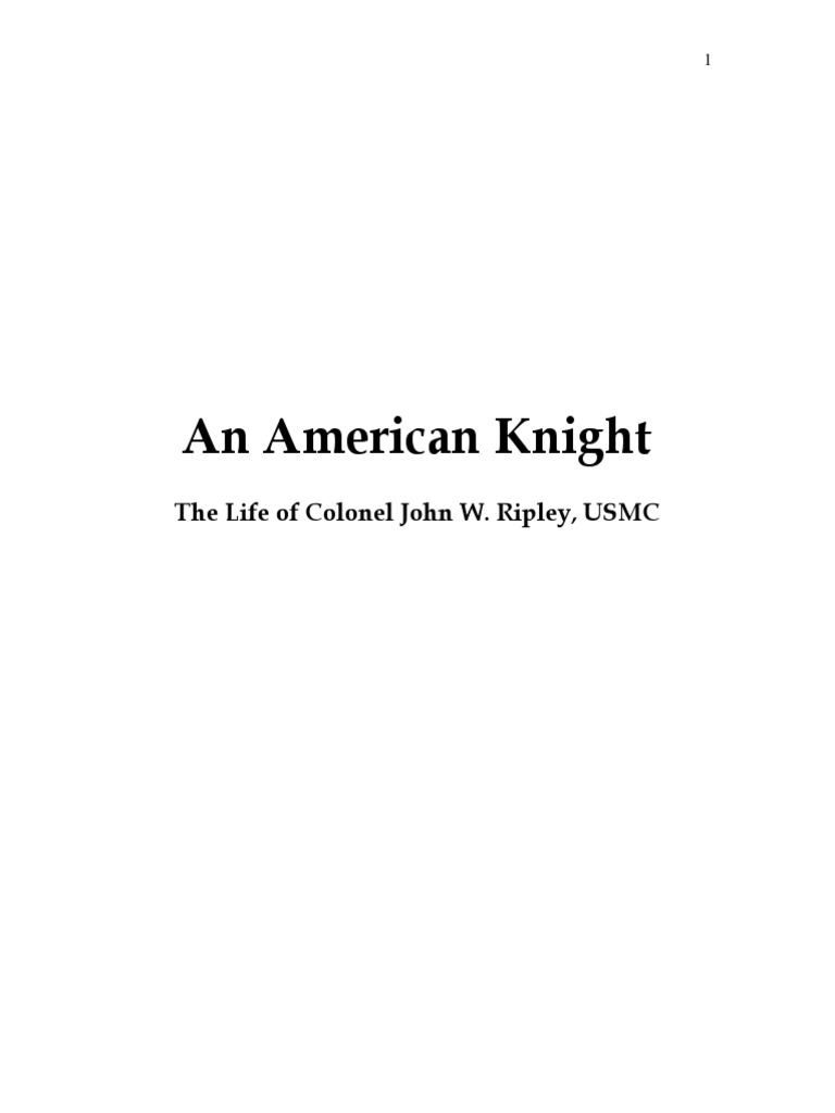 An American Knight | PDF | Courage | Eucharist