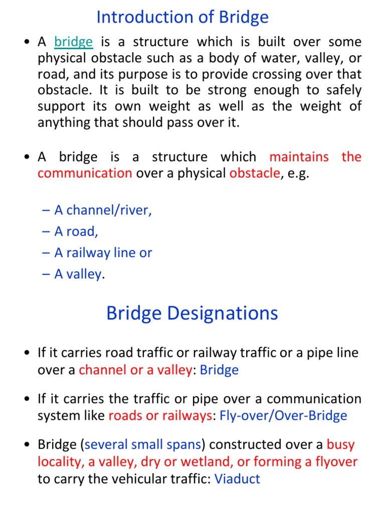 Bridge Introduction 8th Civil | PDF | Bridge | Truss