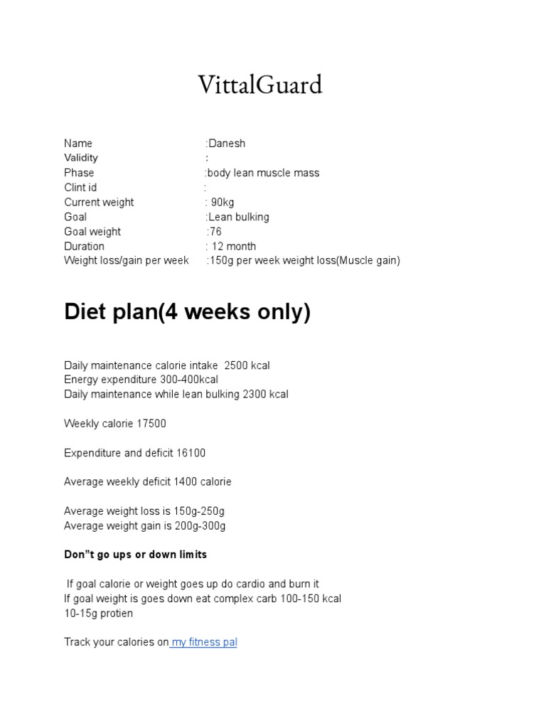 Phase 2 Diet | PDF | Dieting | Calorie