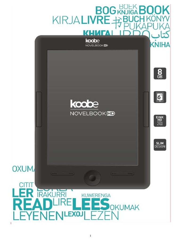 Koobe NovelBook Hasznalati Utasitas | PDF