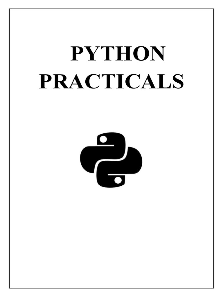 Python Practicals 12-E | PDF