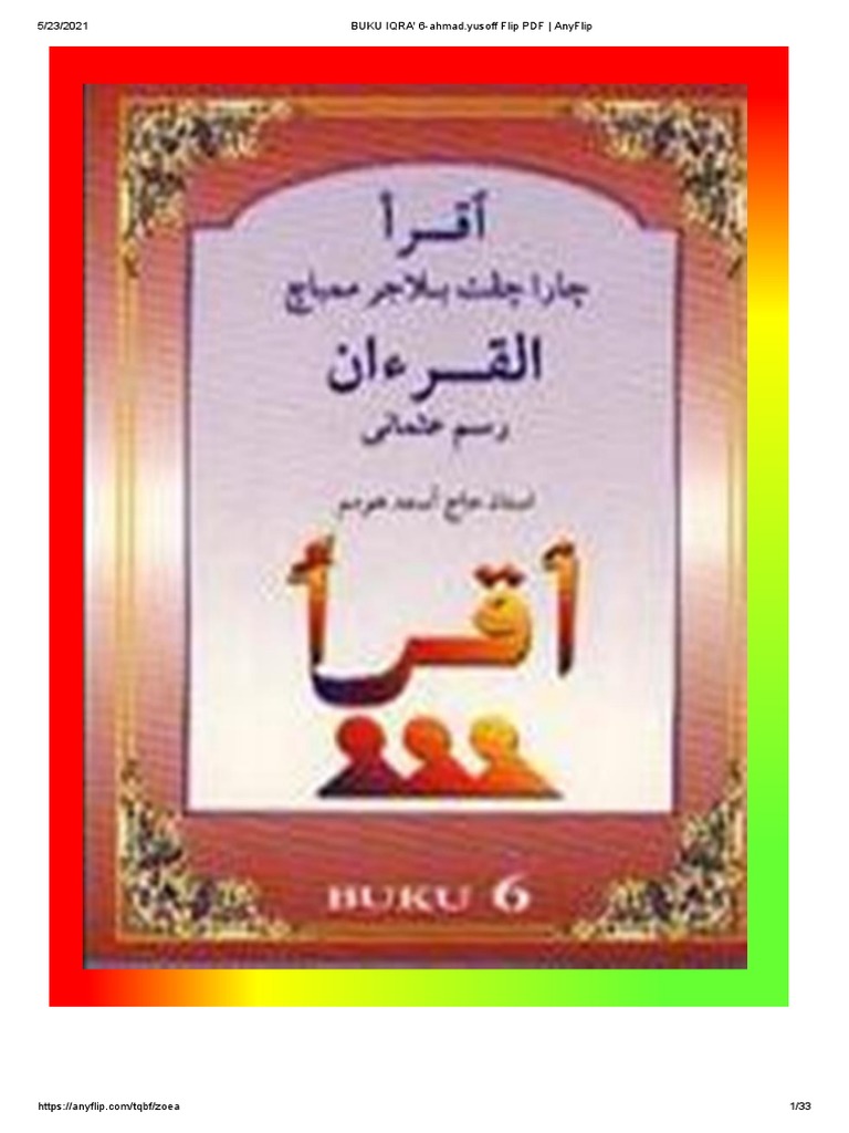 BUKU IQRA' 6-Ahmad - Yusoff Flip PDF - AnyFlip | PDF