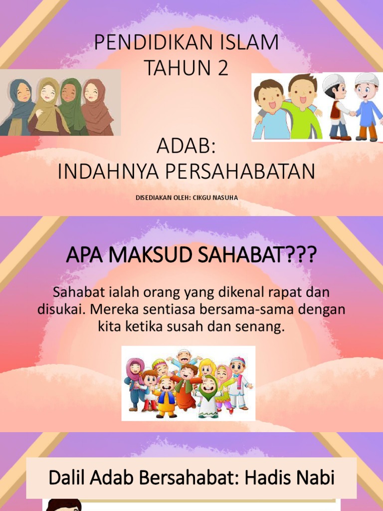 Adab - Indahnya Persahabatan | PDF