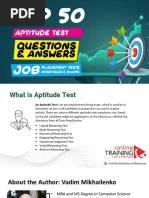 Mettl Aptitude Test | PDF