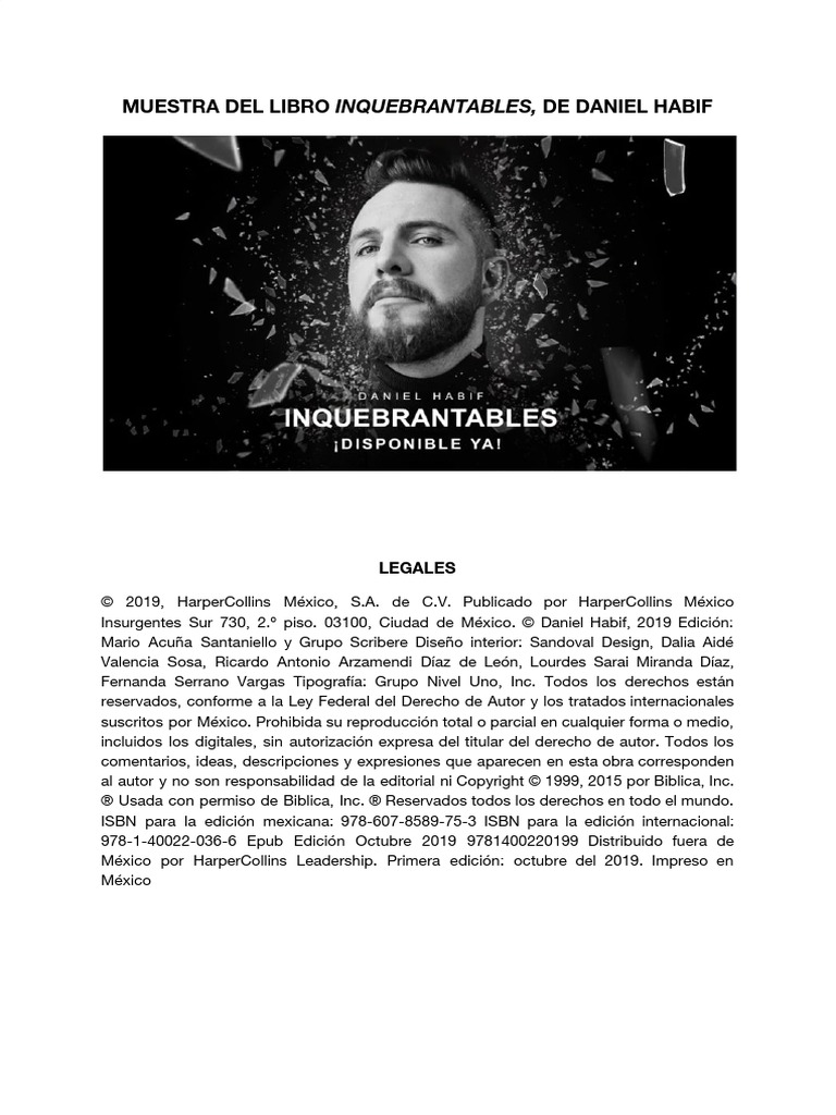 Inquebrantables Free Version | PDF | Amor | Derechos de autor