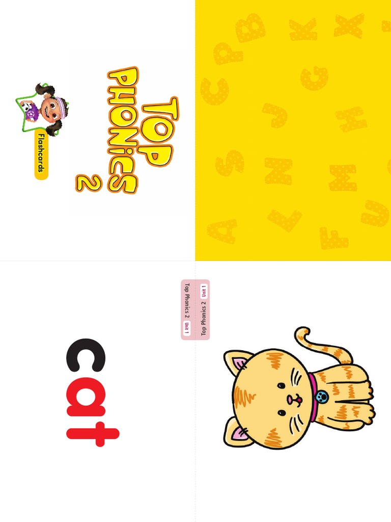 Top Phonics 2 - Flashcards - Half Size | PDF | Education Theory ...