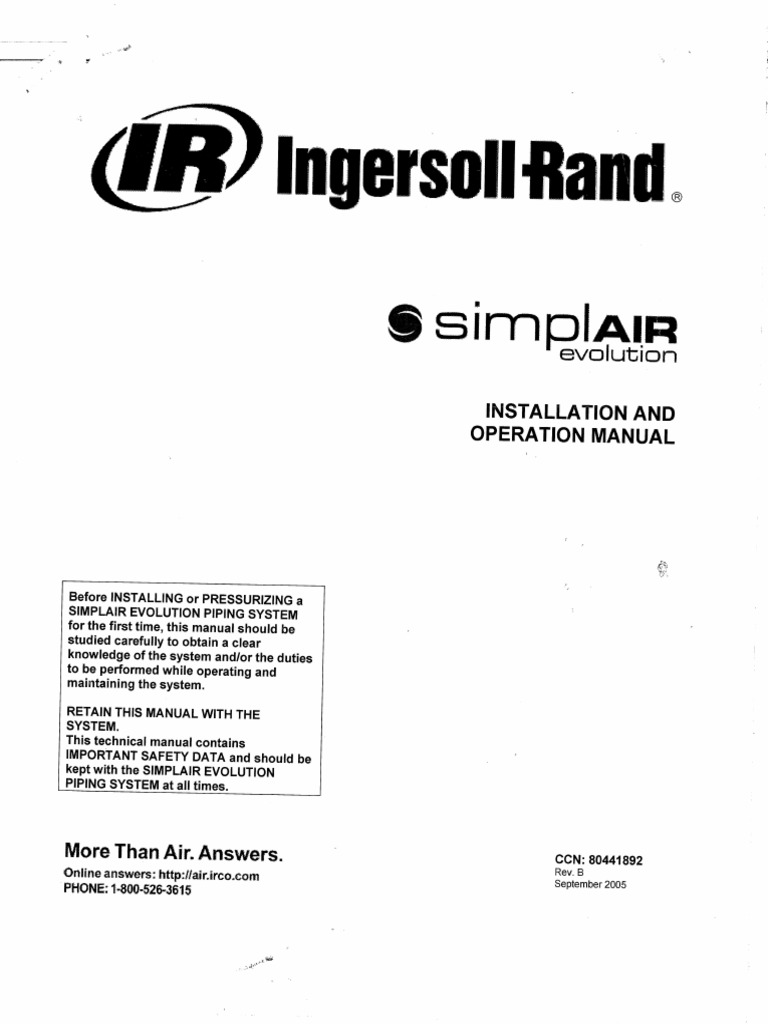 Simplair Manual | PDF