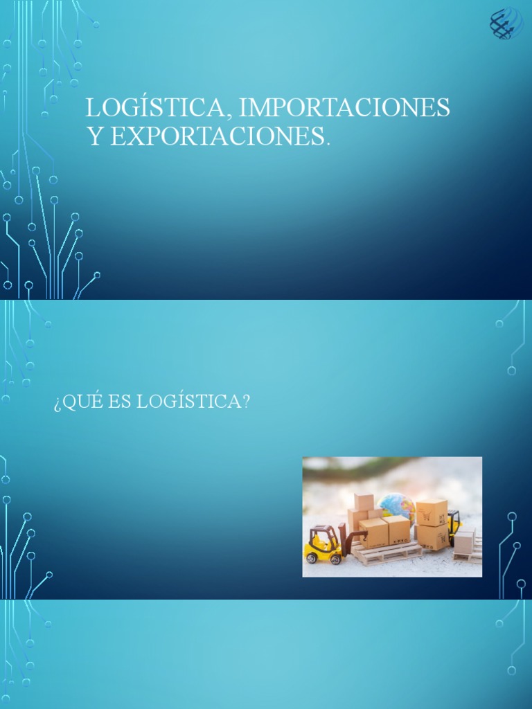 Logística, Importaciones y Exportaciones | PDF | Gestión de la cadena ...