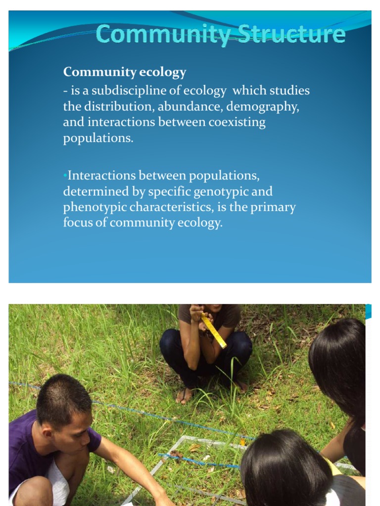 Community Structure | PDF | Ecological Niche | Biological Evolution