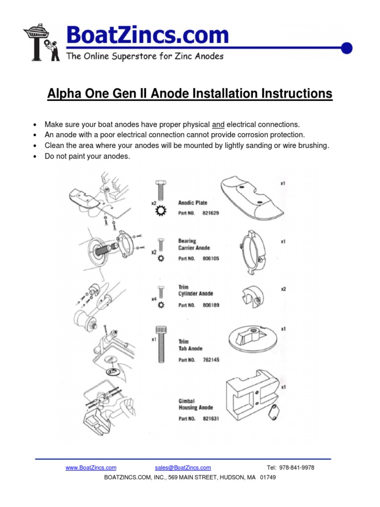 Alpha One Gen2 Installation | PDF