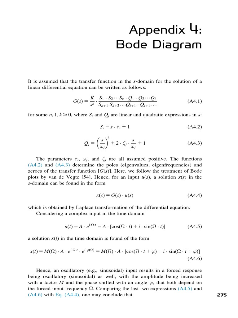 Appendix 4 - Bode Diagram - 2015 - Essentials of Vehicle Dynamics | PDF ...