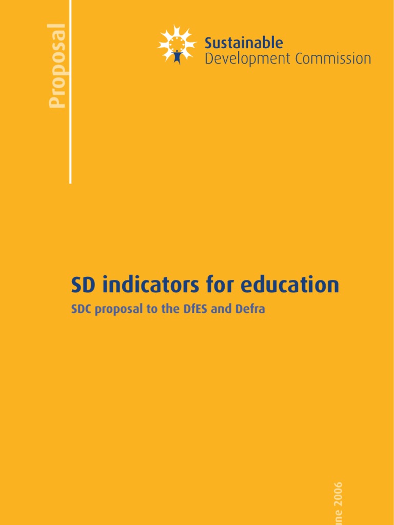 Education SD Indicators | PDF | Sustainability | Learning