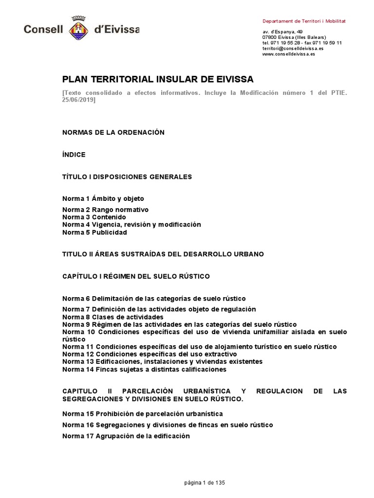 Normas y Anexos PTI - CAST - Per Web - Sentència GEN+Modificación n1 ...