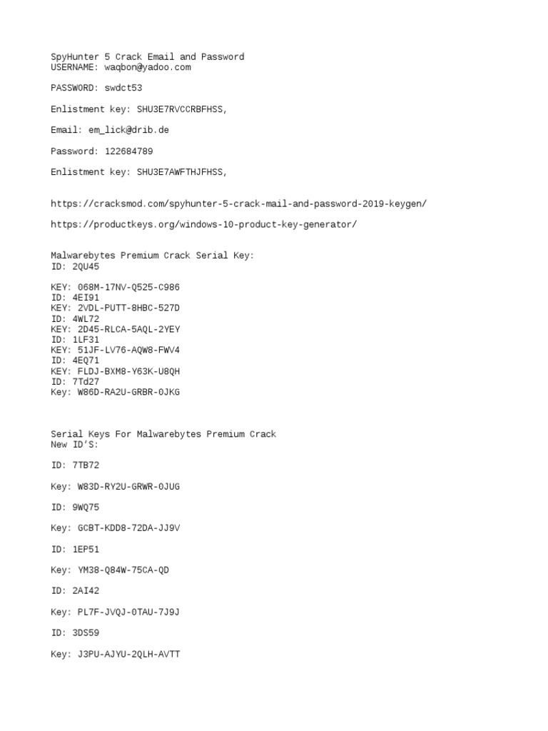 Spyhunter Crack Details | PDF