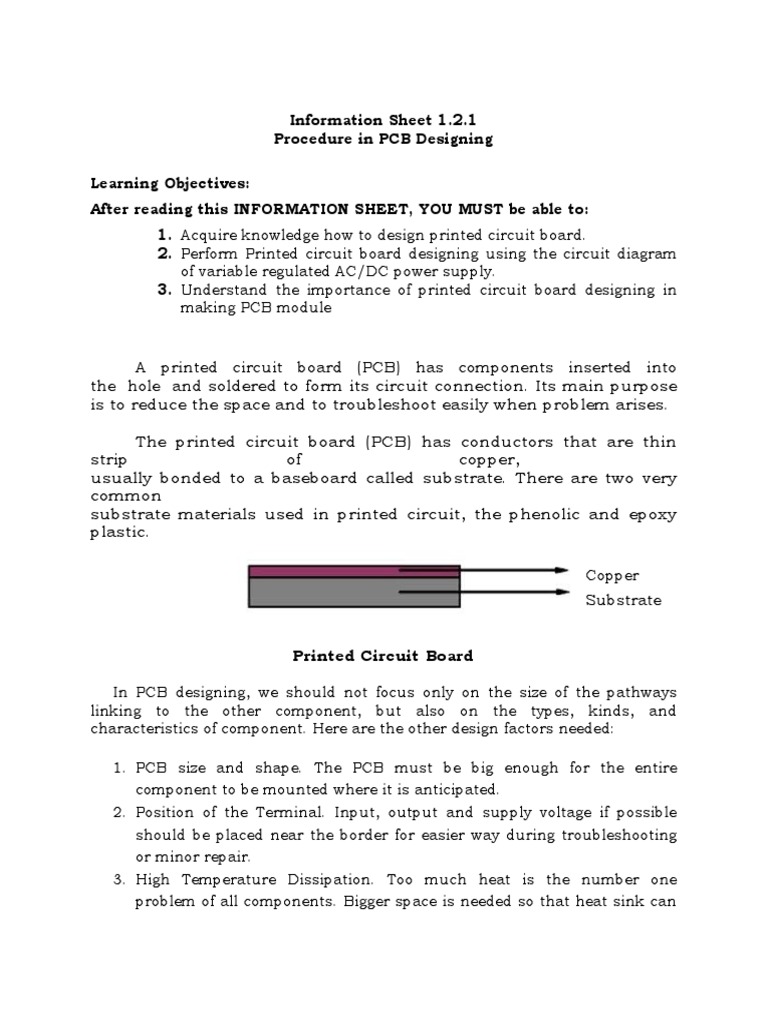 Info Sheet Lo2 | PDF | Printed Circuit Board | Etching