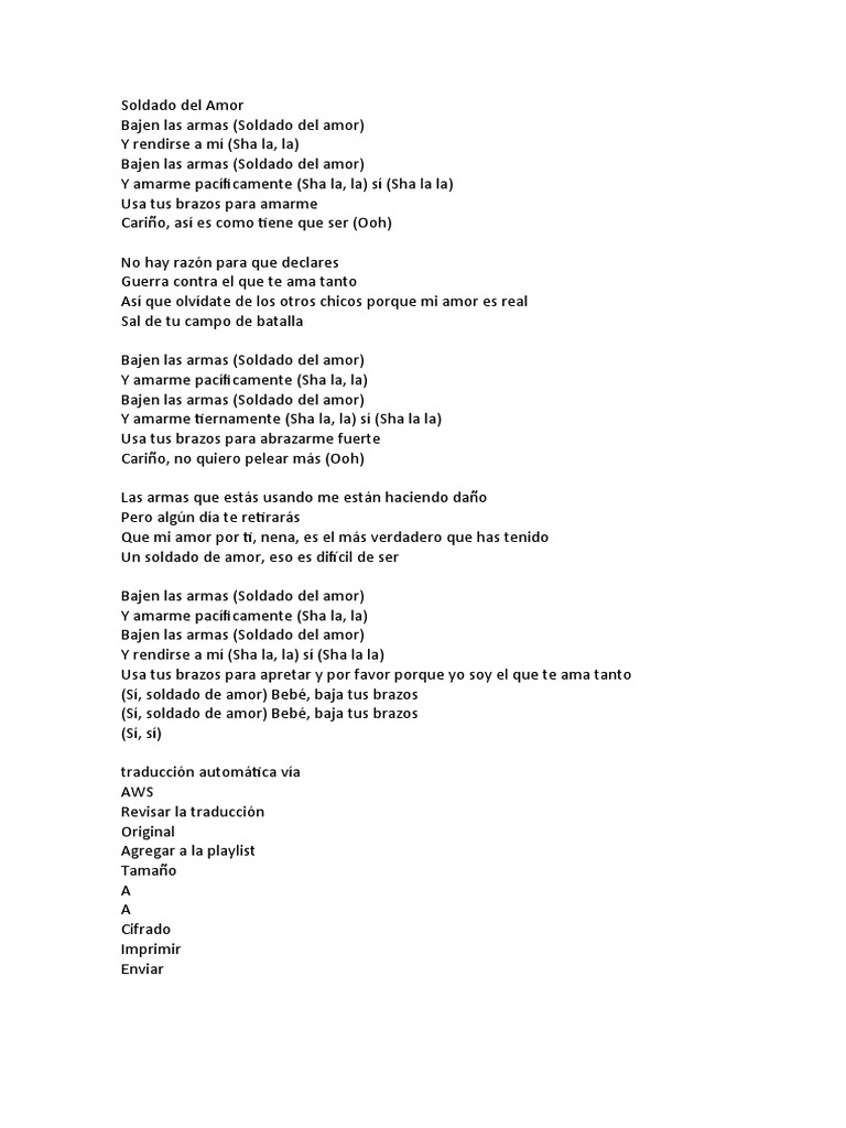 Soldado Del Amor | PDF