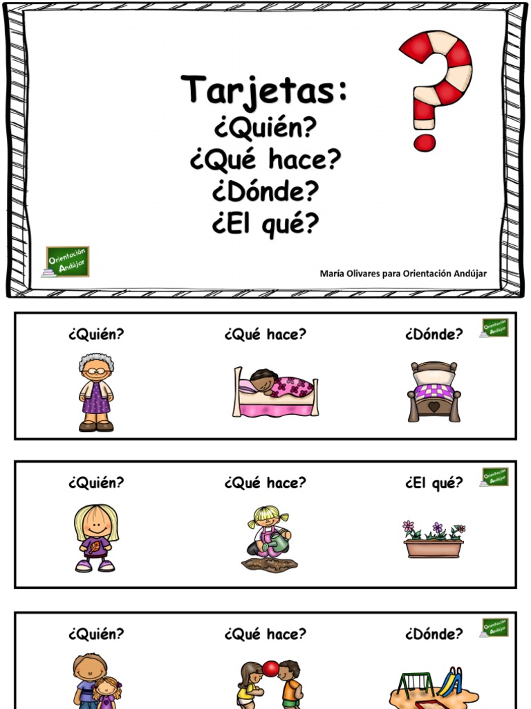 Preguntas sobre quién y qué hace | PDF