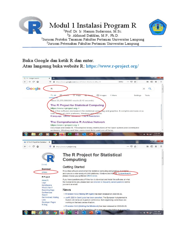 Modul 1 Installing R - Compressed 1 | PDF