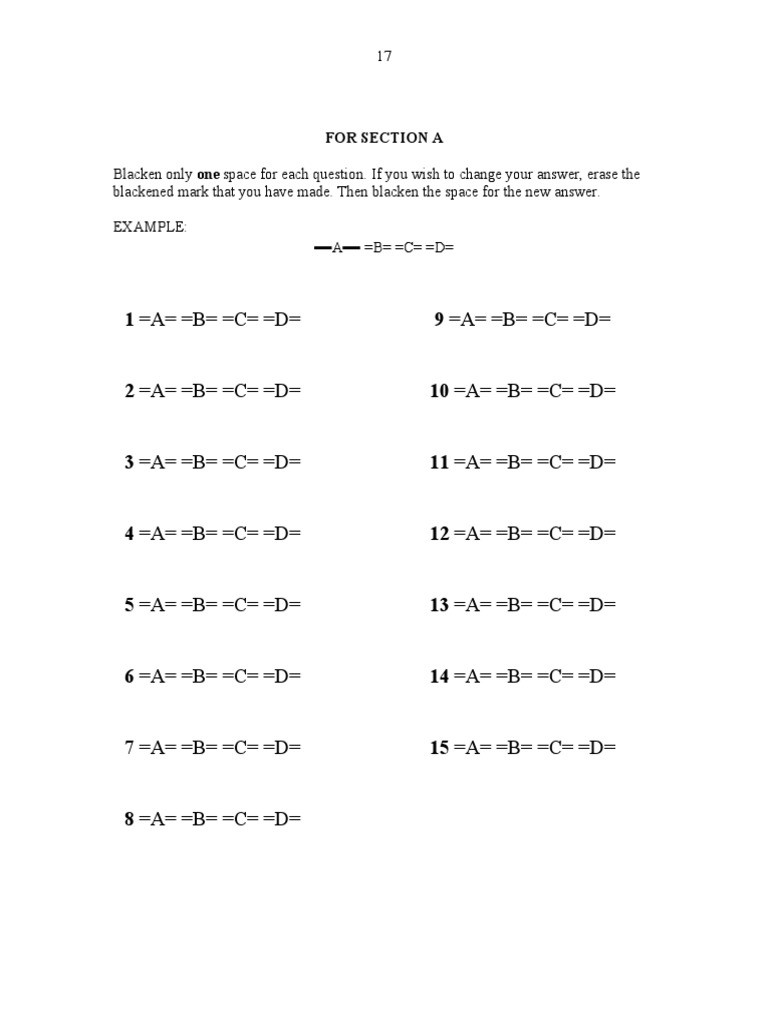 Answer Space Instructions | PDF