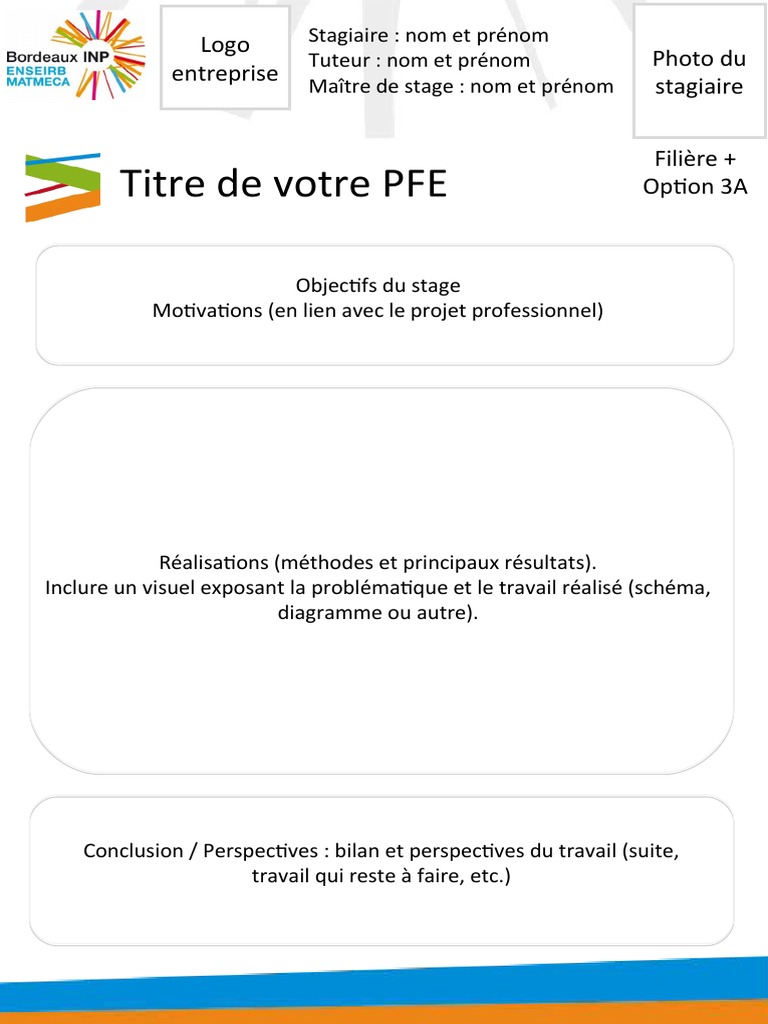 Modele Poster PFE | PDF