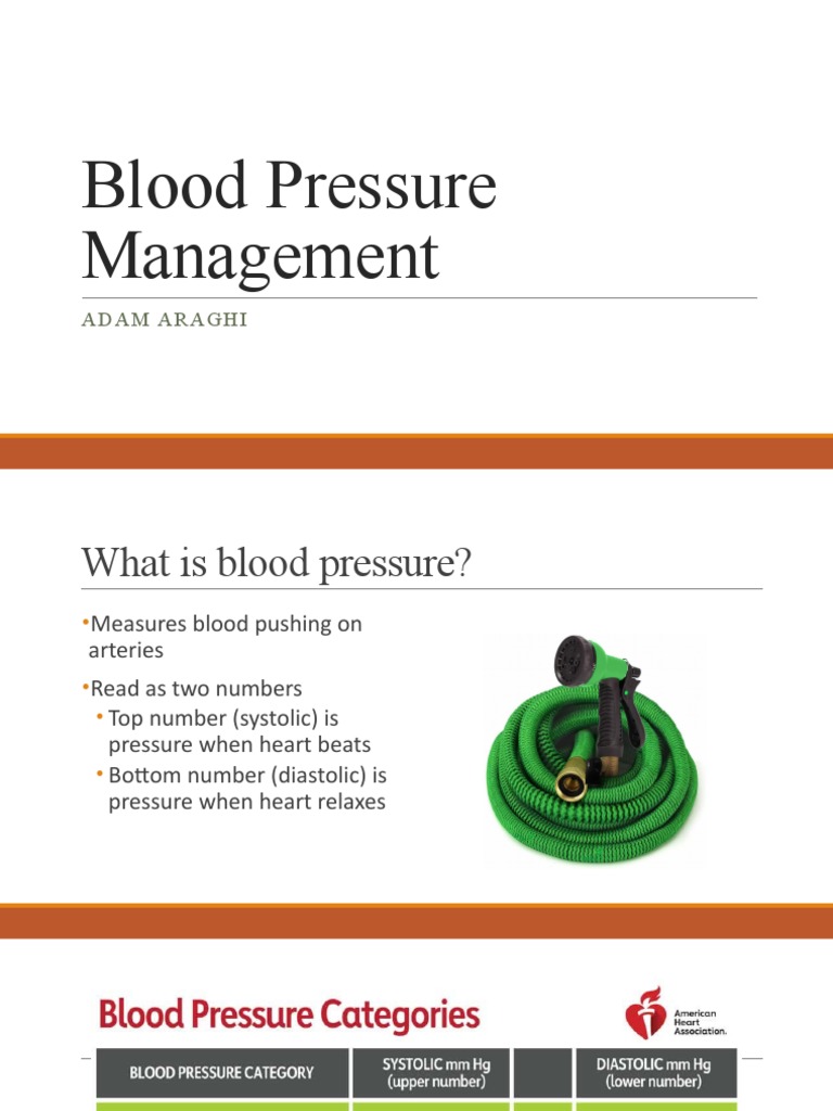 Blood Pressure Management | PDF | Blood Pressure | Hypertension
