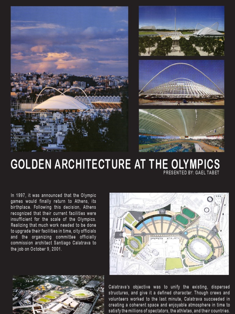 Golden Architecture at The Olympics | PDF | Truss | Architectural Design
