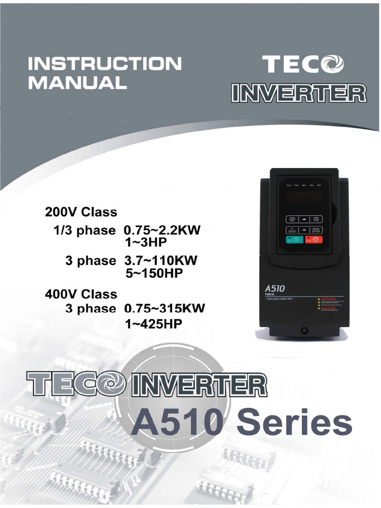 A510 Manual EN V03 | PDF | Power Inverter | Power Supply