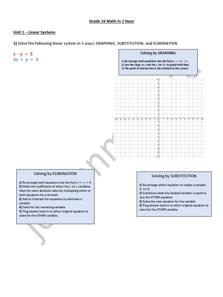 Grade 10 Math in 1 Hour Questions-1 | PDF | Triangle | Quadratic Equation