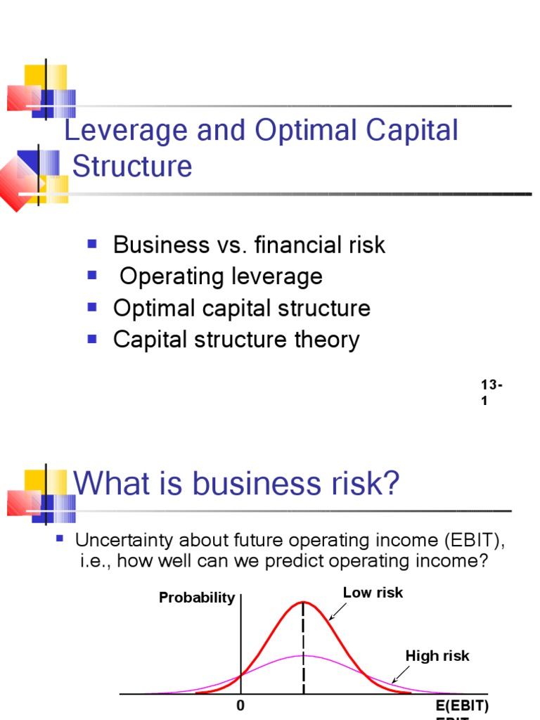 Leverage and Optimal Capital Structure | PDF | Capital Structure ...