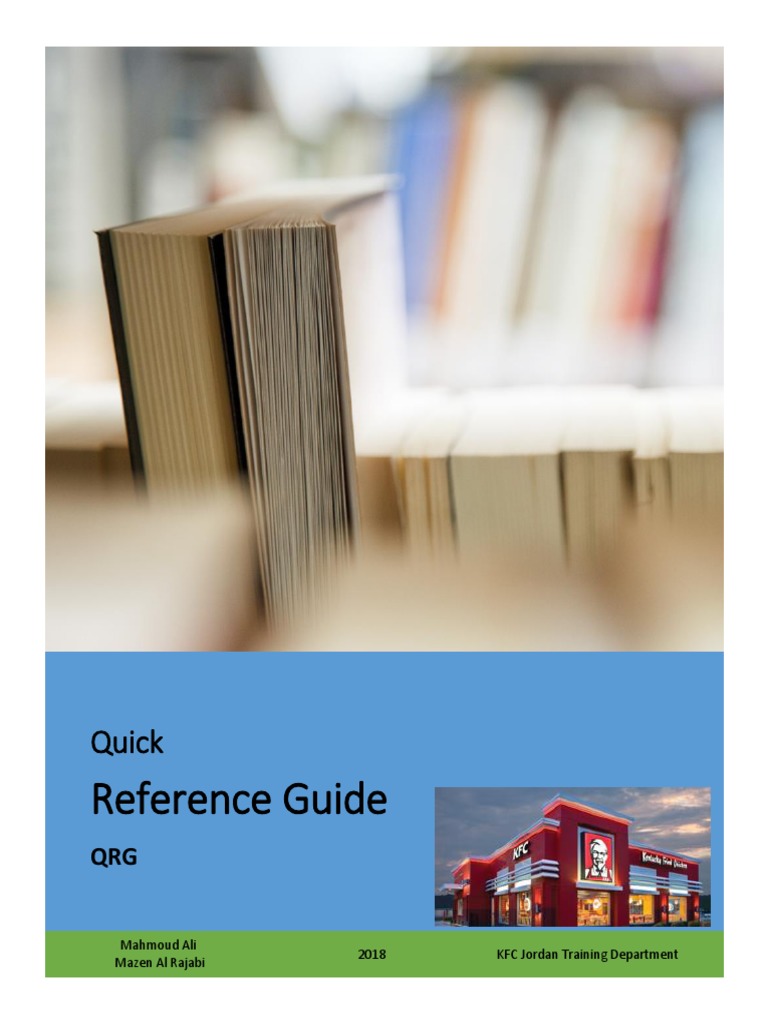 Quick Reference Guide - 2018 | PDF