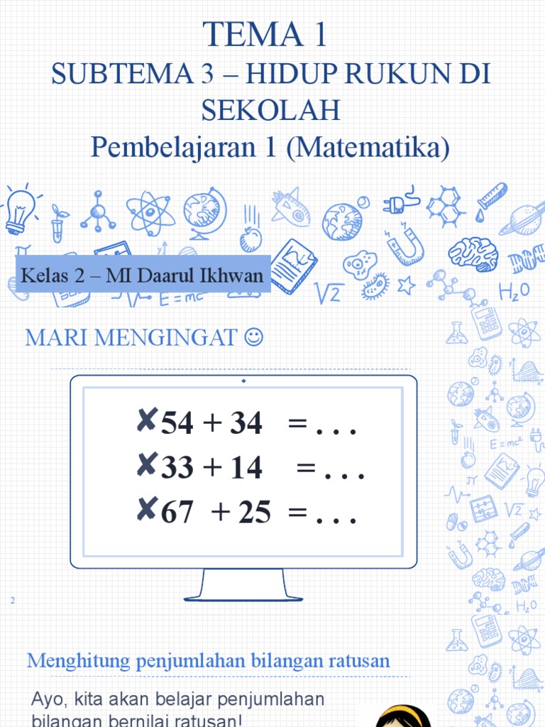 Menghitung Penjumlahan Bilangan Ratusan | PDF