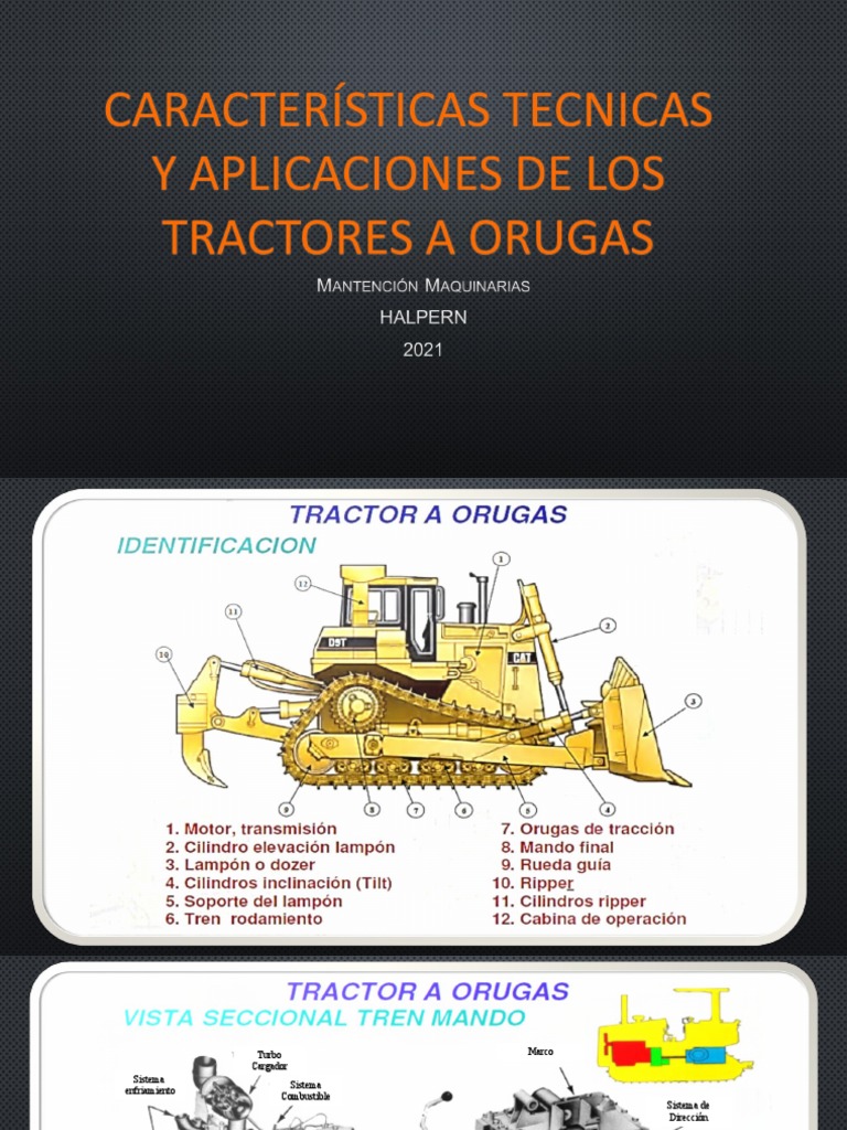 Partes de Un Tractor Oruga | PDF