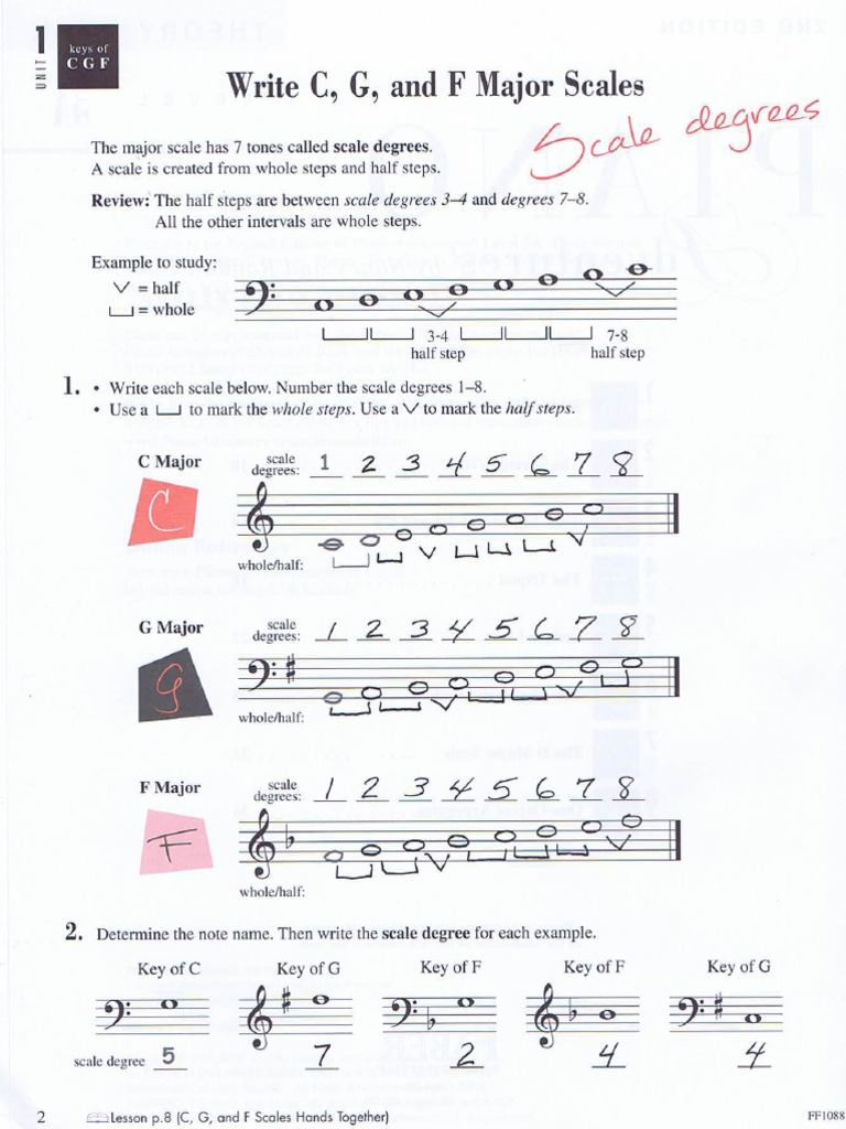 PA Level 3A Theory Answer Key | PDF
