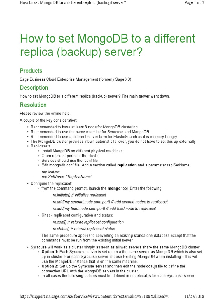 MongoDB Replica | PDF | Mongo Db | Load Balancing (Computing)