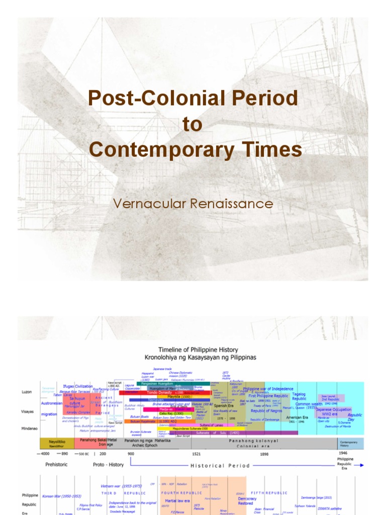 04 HistArch 4 - Post-Colonial Period | PDF | Manila